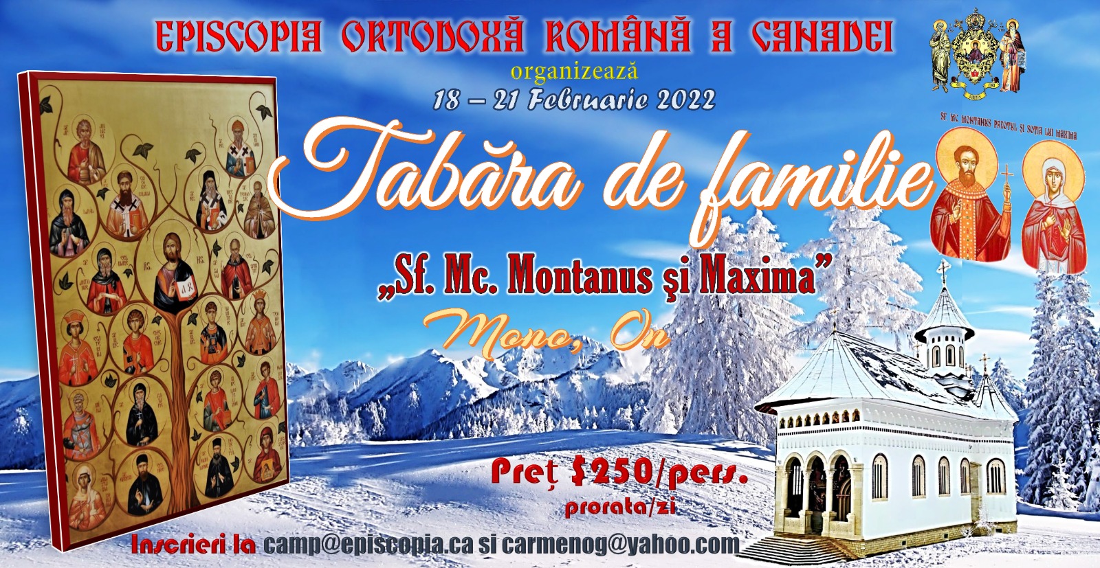 Family Winter Camp Sts. Montanus and Maxima 18th – 21st February 2022 ...